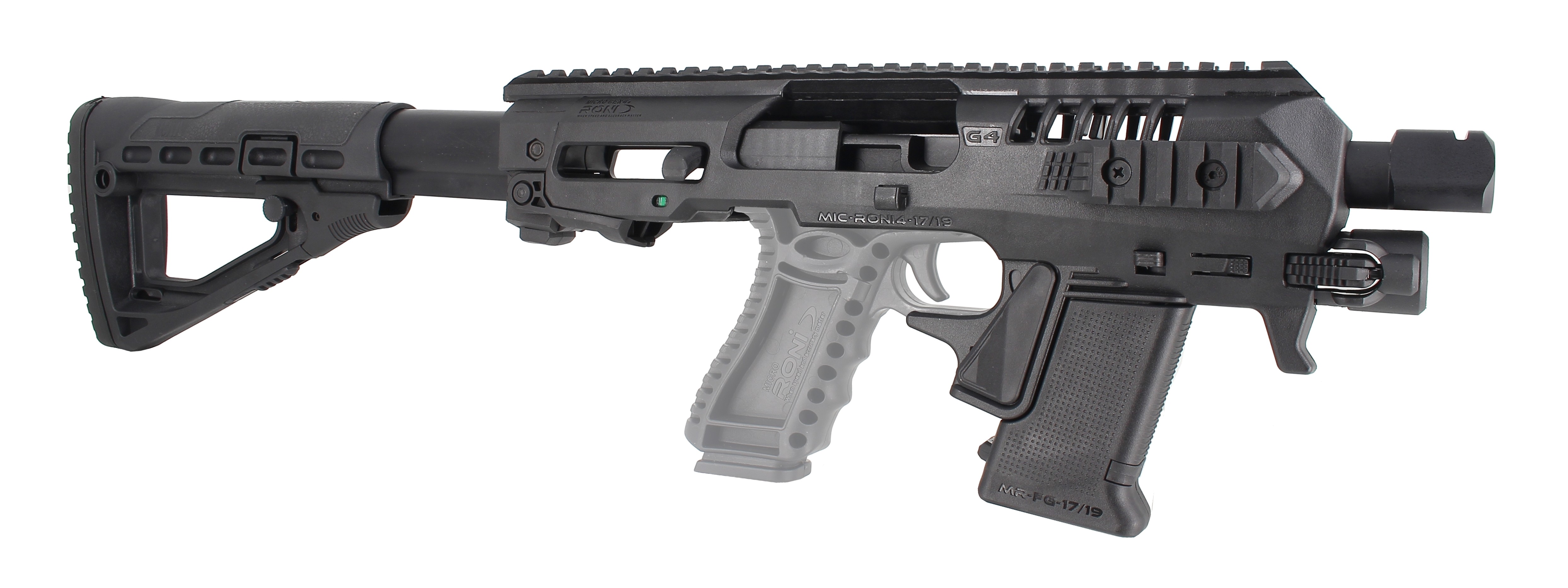 Chassis - CAA Tactical - Micro Roni Gen. 4x SBS G17 G19 - Noir - LMA ...